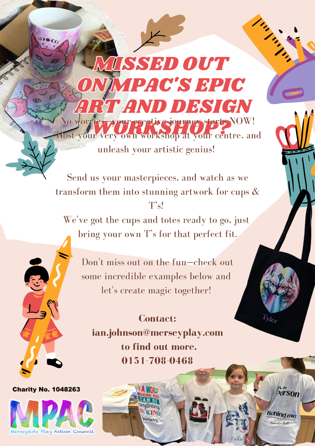 Creative / Interactive Workshops @MPAC – Merseyside Play Action Council